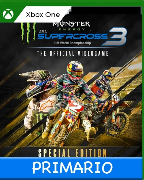 Xbox One Monster Energy Supercross 3 - Special Edition Primario